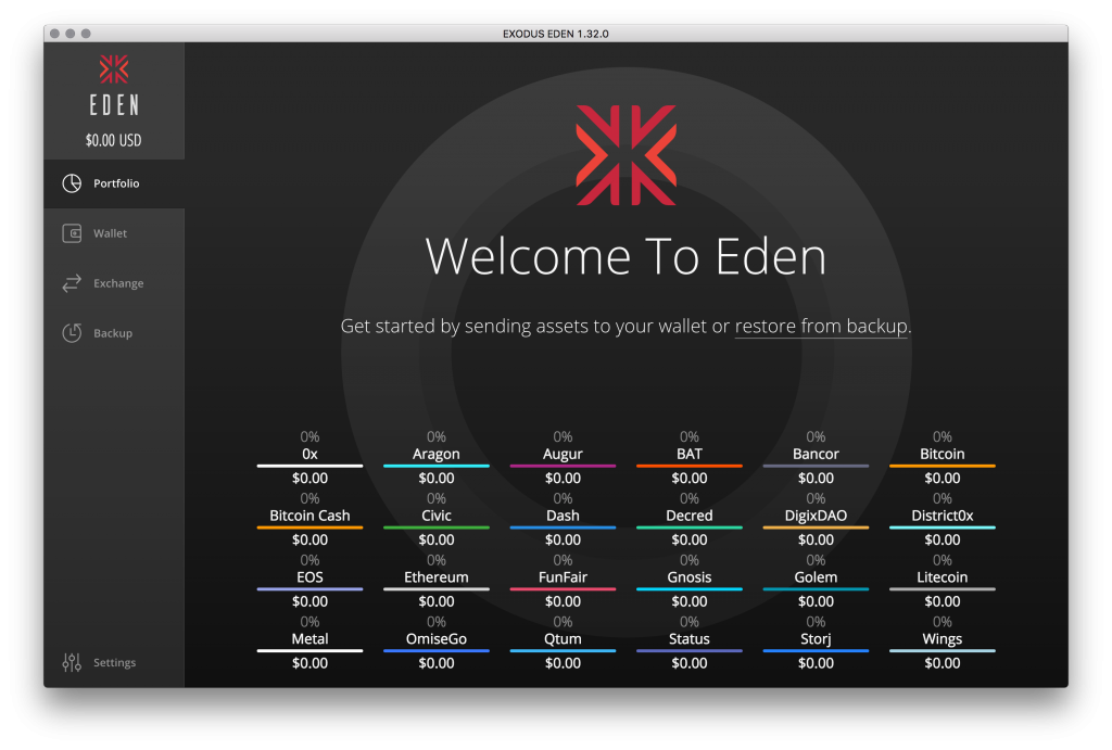 What Is the Exodus Eden Wallet? » The Merkle News